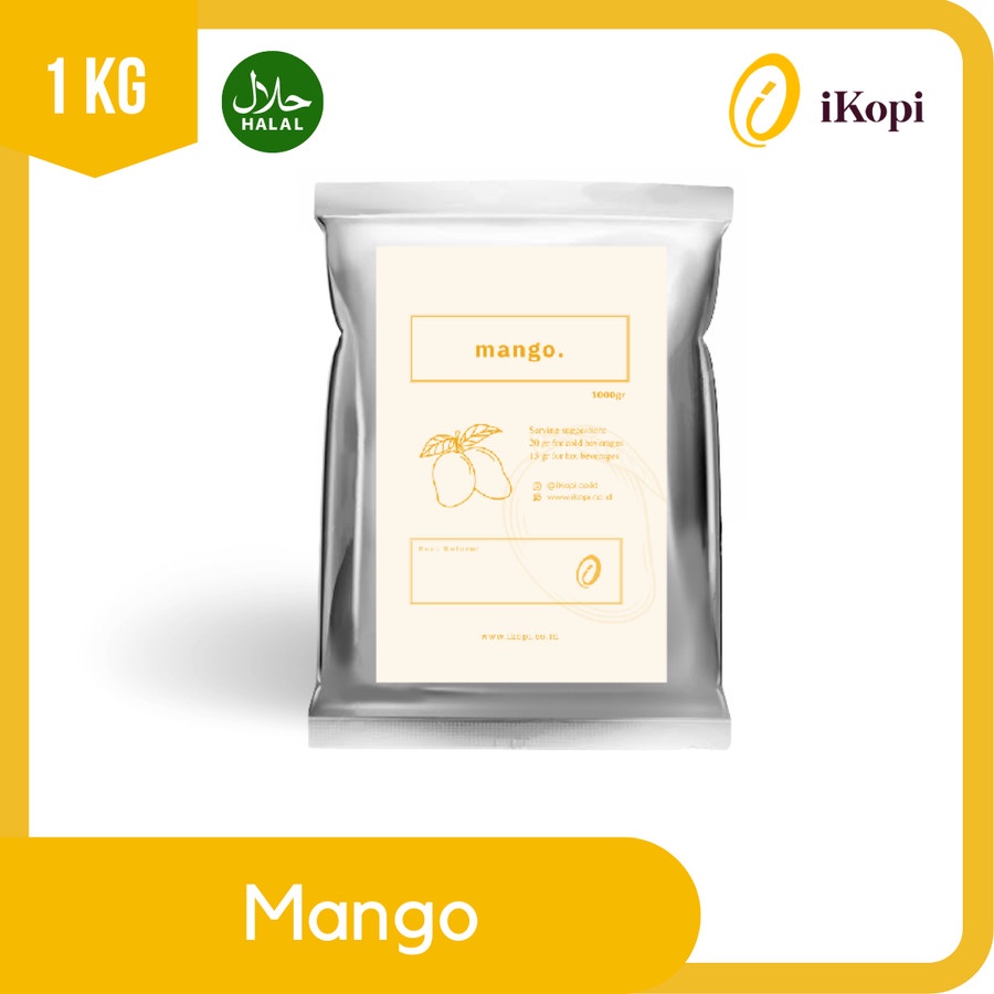 Jual Ikopi Powder Mango | Bubuk Minuman Rasa Mango 1 kg | Shopee Indonesia