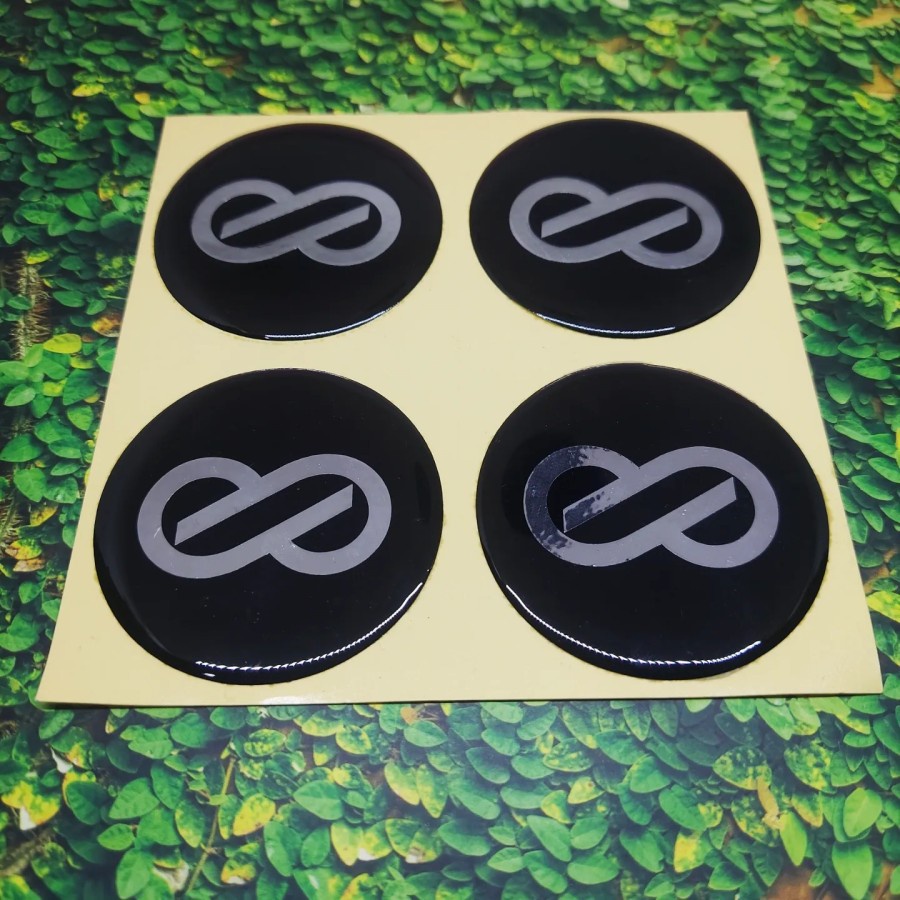 Jual Cutting Sticker Timbul Logo ENKEI u/ Dop Tutup Velg Racing Mobil ...