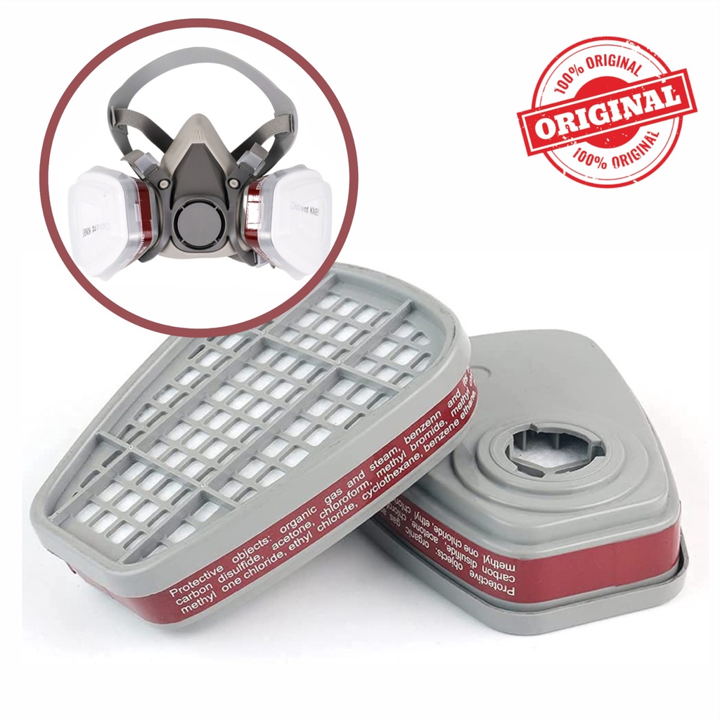 Jual Cartridge Filter Untuk Masker Gas Respirator Organik Industrial ...