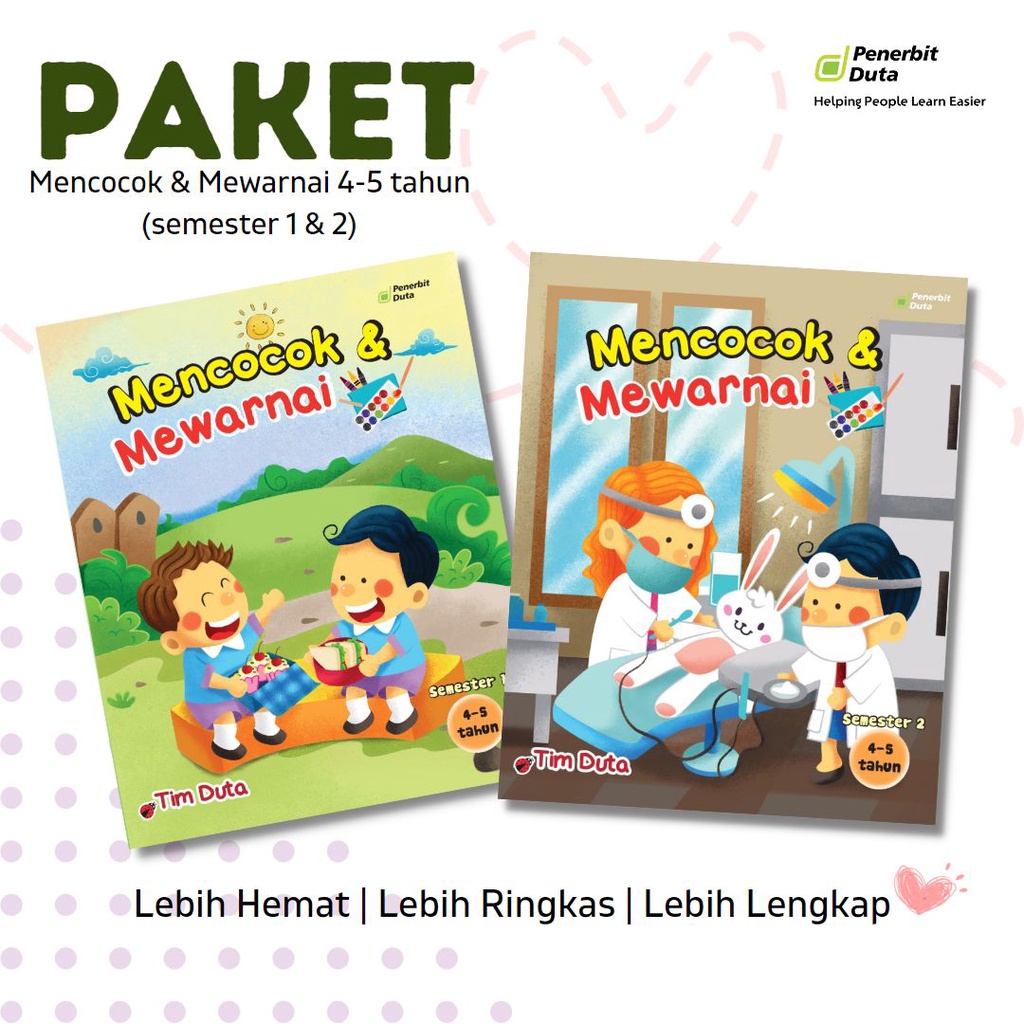 Jual Paket Mencocok dan Mewarnai 4-5 tahun | Shopee Indonesia