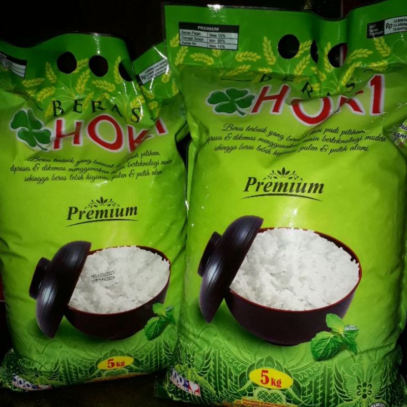 Jual BERAS HOKI PREMIUM 5 KG | Shopee Indonesia