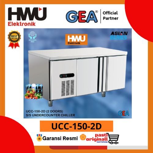 Jual GEA UCC-150 Kabinet Under Counter Chiller 2 Pintu 360 Ltr / UNDER ...