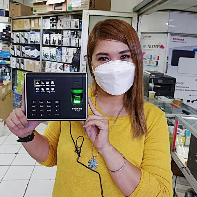 Jual Mesin Absensi Sidik Jari Fingerprint Solution P207 | Shopee Indonesia