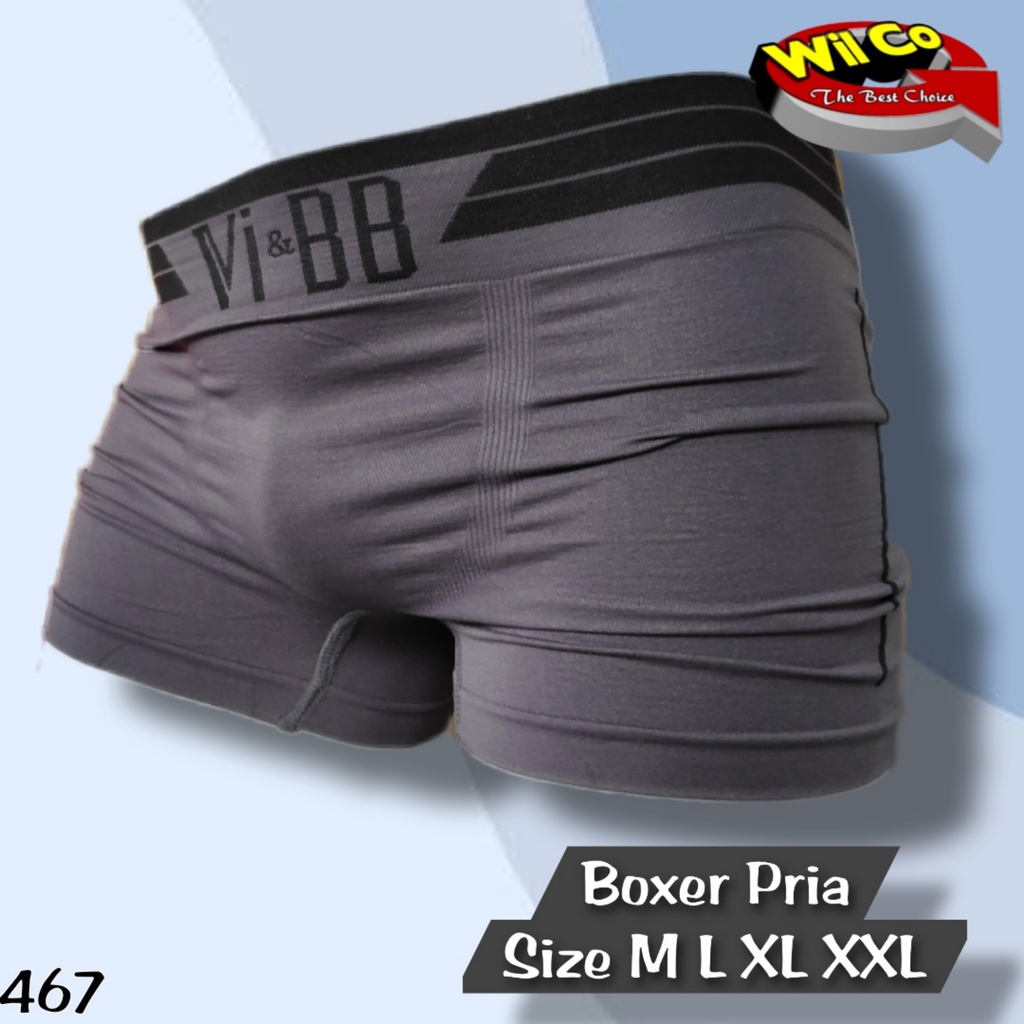 Jual K467 (1-3 Pcs) Vi-Bb Celana Dalam Boxer Pria Dewasa, Celana Dalam ...