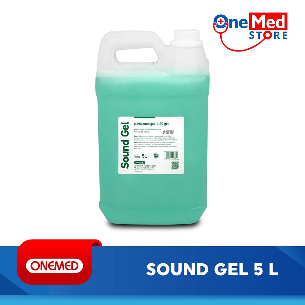 Jual Sound Gel Ultrasound USG Gel OneMed 5 Liter | Shopee Indonesia