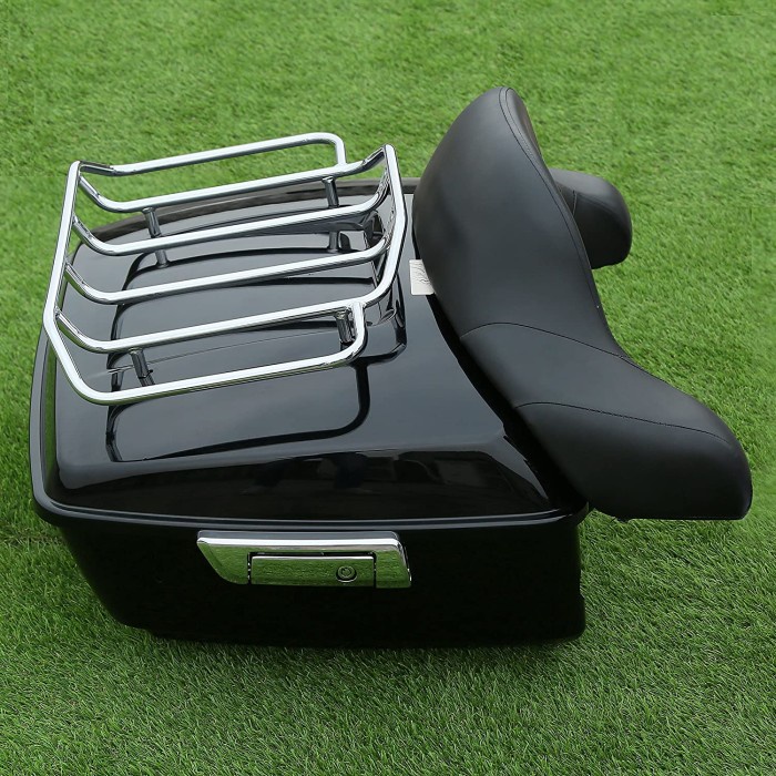 Jual BOX CHOPPED TOUR PACK TRUNK WITH LUGGAGE RACK HARLEY TOURING 14 UP ...