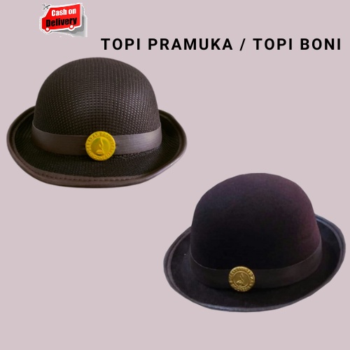 Jual Topi Pramuka / Topi Boni Bahan Laken dan Jaring | Shopee Indonesia
