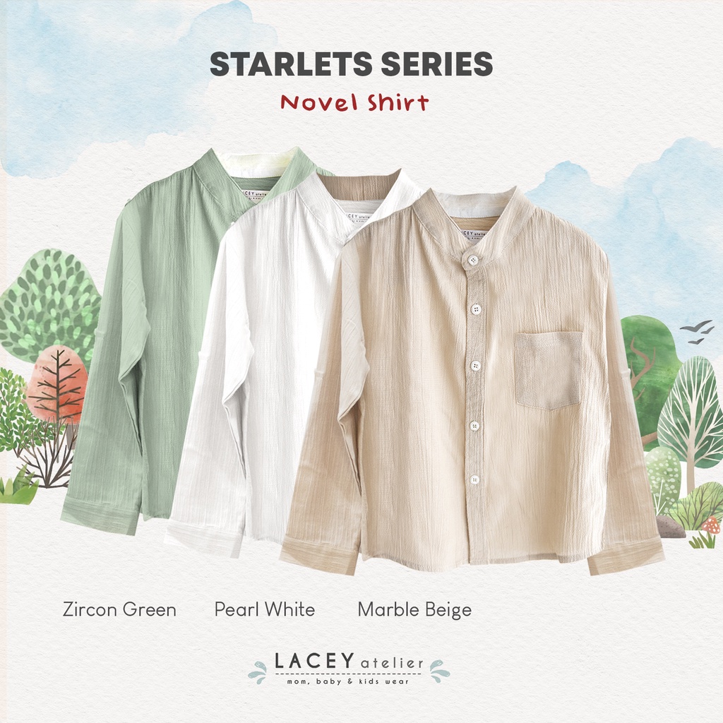 Jual Lacey Atelier Kemeja Anak Laki Novel Shirt | Shopee Indonesia