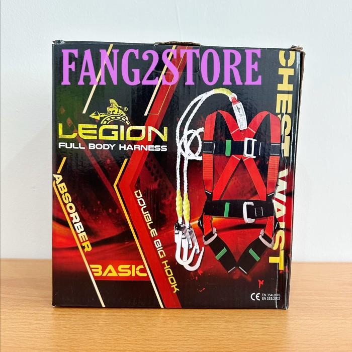 Jual Full Body Harness Absorber Legion Dengan Tali Dada Double Big Hook | Shopee Indonesia