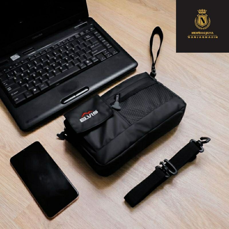 Jual Handbag Pria Slingbag Pria Waterproof Elvis Elegan | Shopee Indonesia