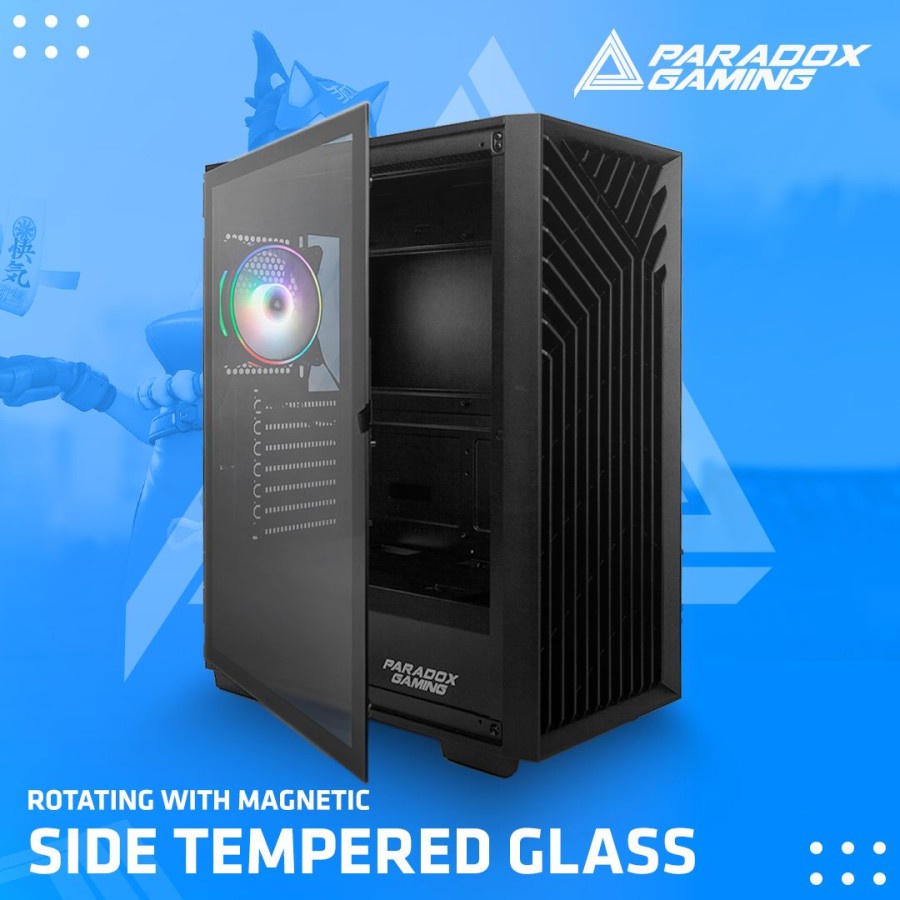 Jual PC Case ATX Paradox Gaming Tytos 1Fan | Shopee Indonesia