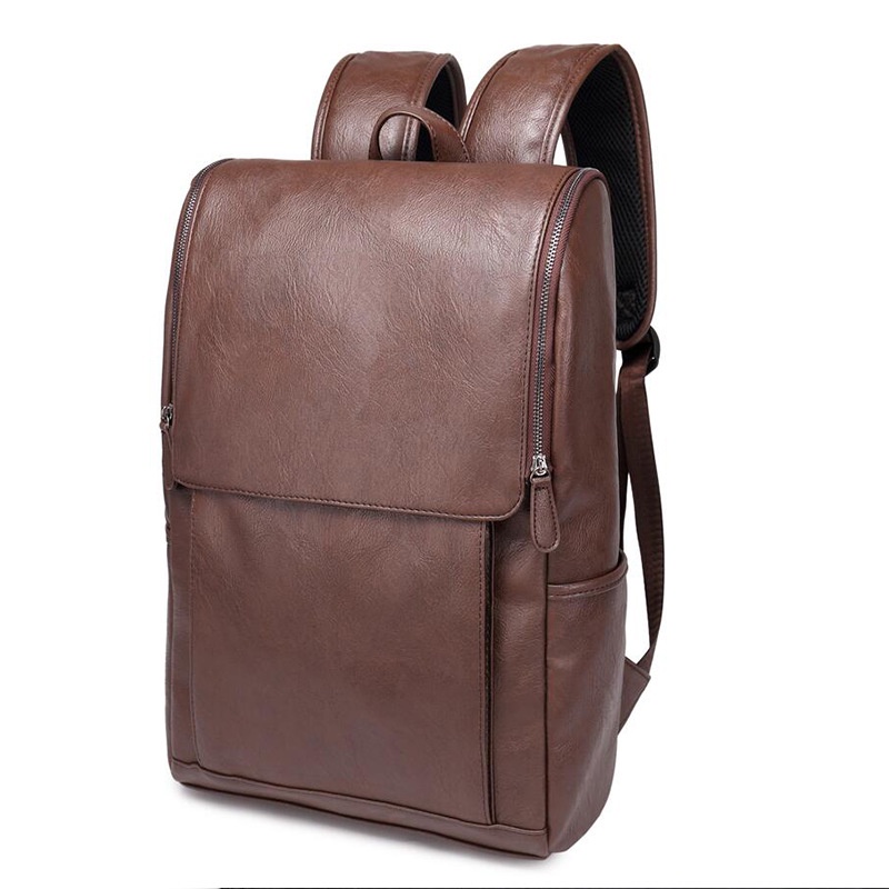 Jual HA Premium Leather Executive Backpack Tas Ransel Style Laptop ...