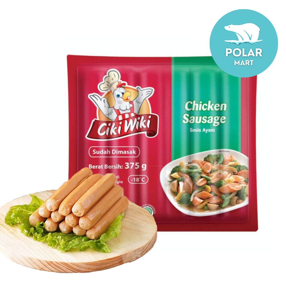 Jual Ciki Wiki Sosis Ayam Chicken Sausage Isi 15pcs 375 Gram (FROZEN ...