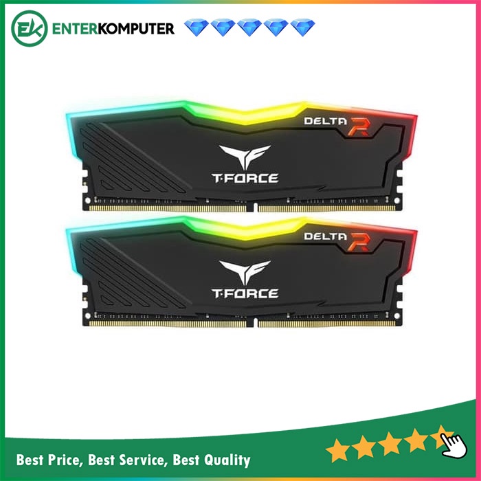 Jual Team Delta DDR4 RGB PC28800 Dual 16GB - TF3D416G3600HC18BDC01 ...