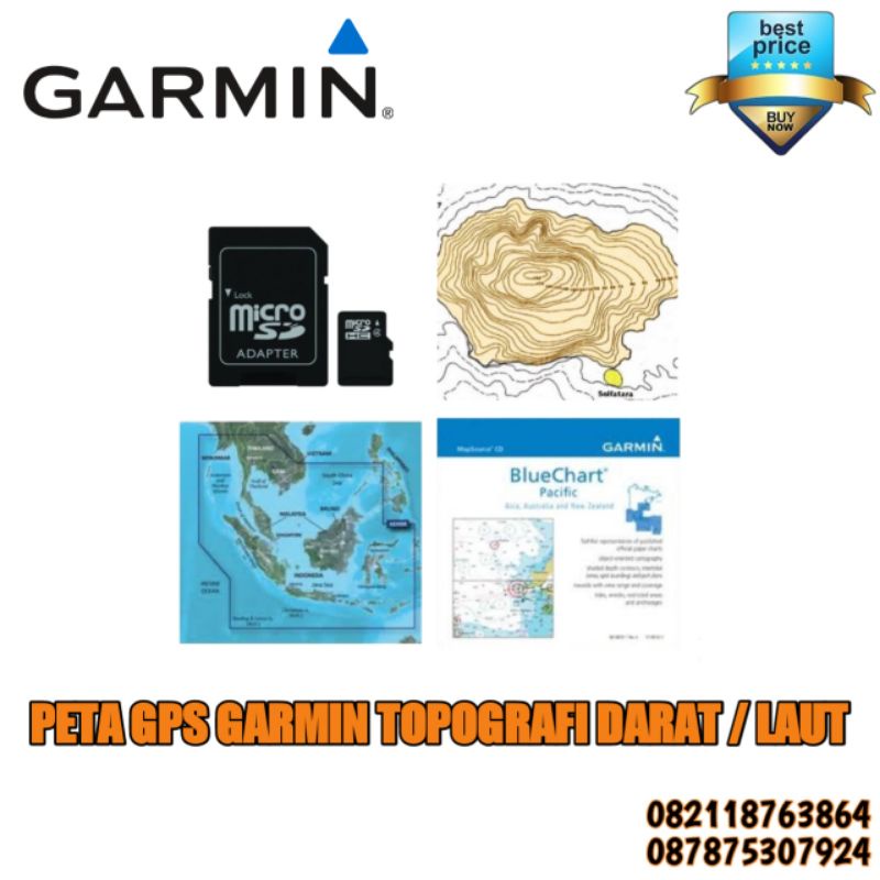 Jual Peta Topografi untuk semua tipe Gps garmin laut / darat | Shopee Indonesia