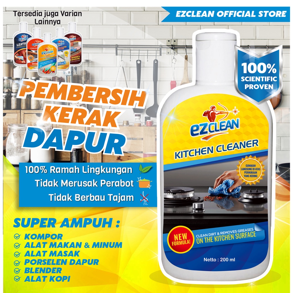 Jual EZCLEAN KITCHEN CLEANER PEMBERSIH KERAK MINYAK DAPUR PEMBERSIH ...