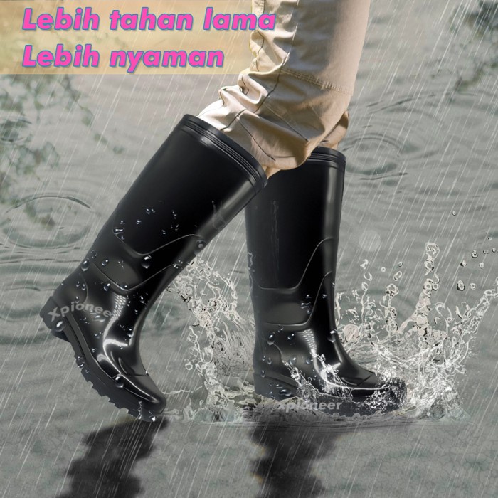 Jual Sepatu Boot Hujan Fully Upgraded Lentur Karet Proyek Anti -120B ...