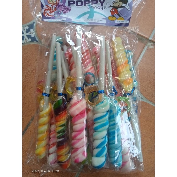 Jual permen Poppy candy panjang isi 20 pcs | Shopee Indonesia