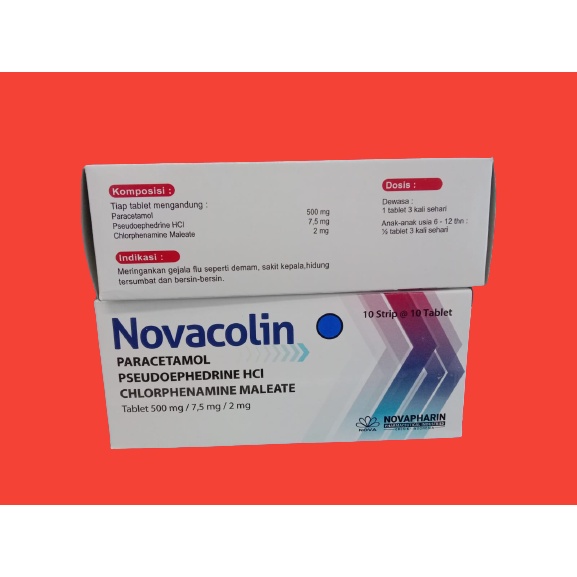 Jual NOVACOLIN TABLET PER BOX ISI 10 STRIP | Shopee Indonesia