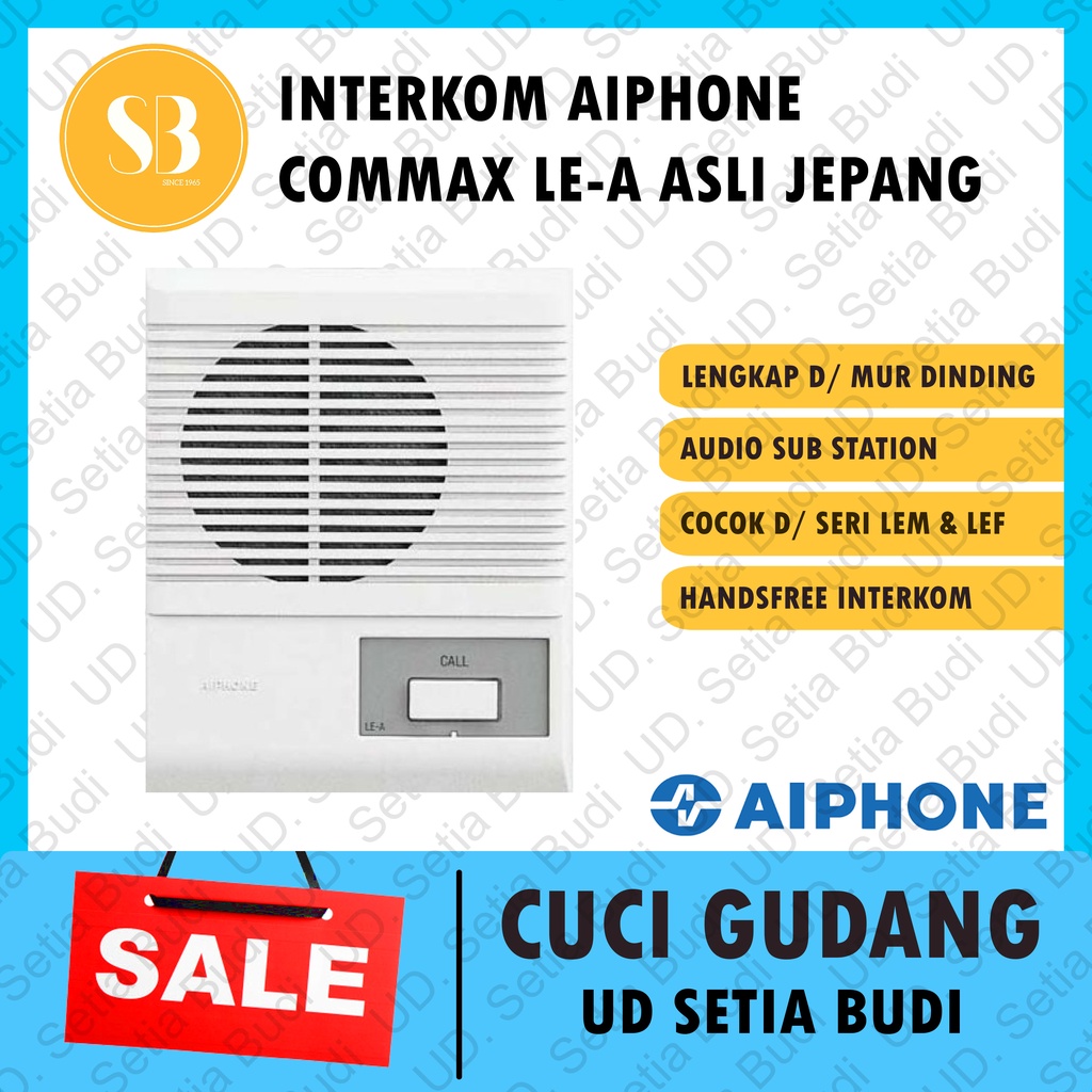 Jual Interkom Sub Stasiun Aiphone Commax LE-A Asli Jepang Baru | Shopee Indonesia
