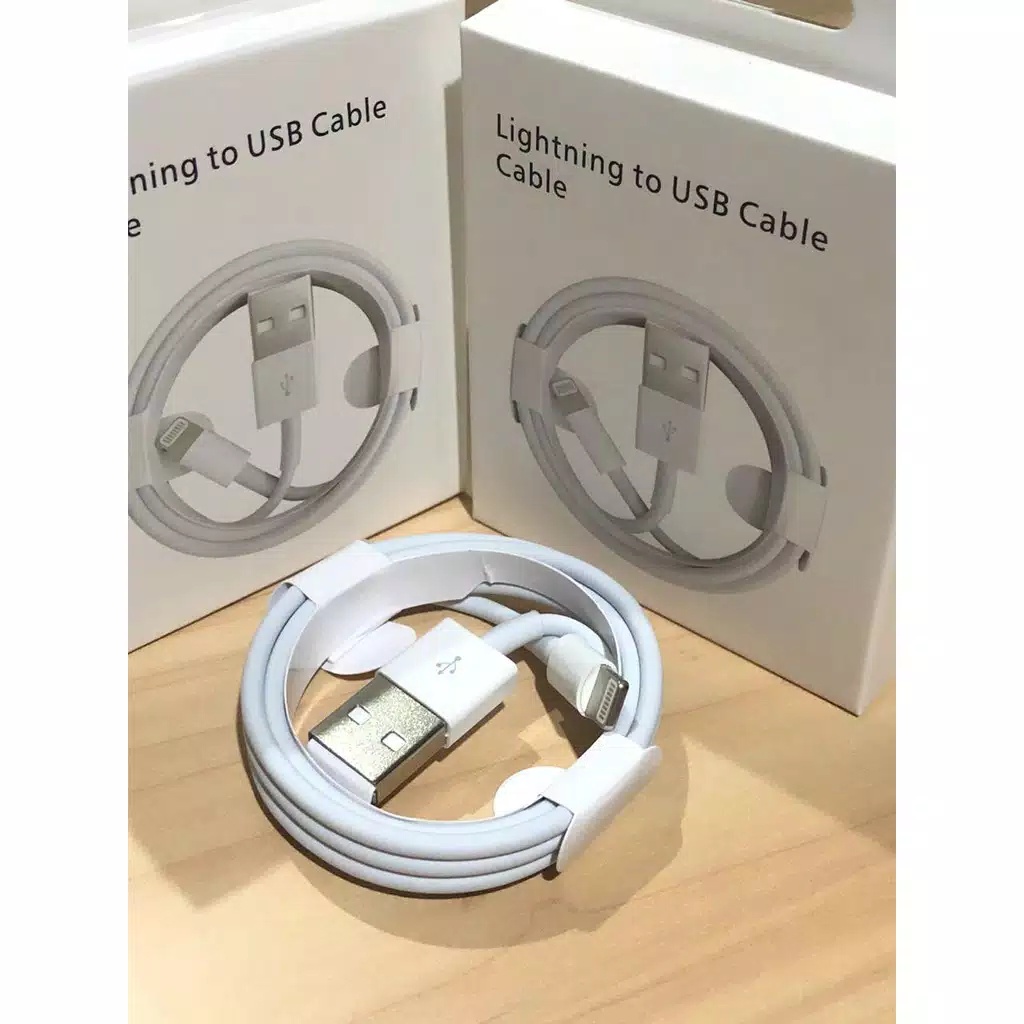 Jual Kabel Charger ip Usb to Lightning Cable Foxconn | Shopee Indonesia