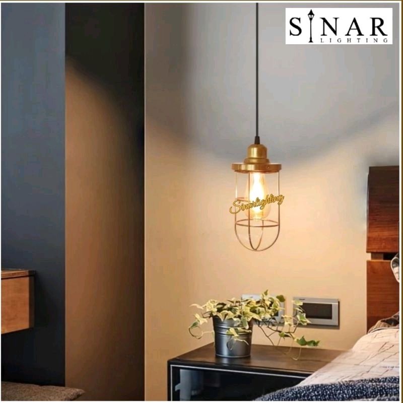 Jual Lampu gantung minimalis industrial besi 796 | Shopee Indonesia
