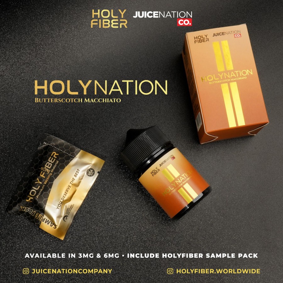 Jual Liquid Holynation Butterscotch Macchiato 60ML by JNC x Holy Nation ...