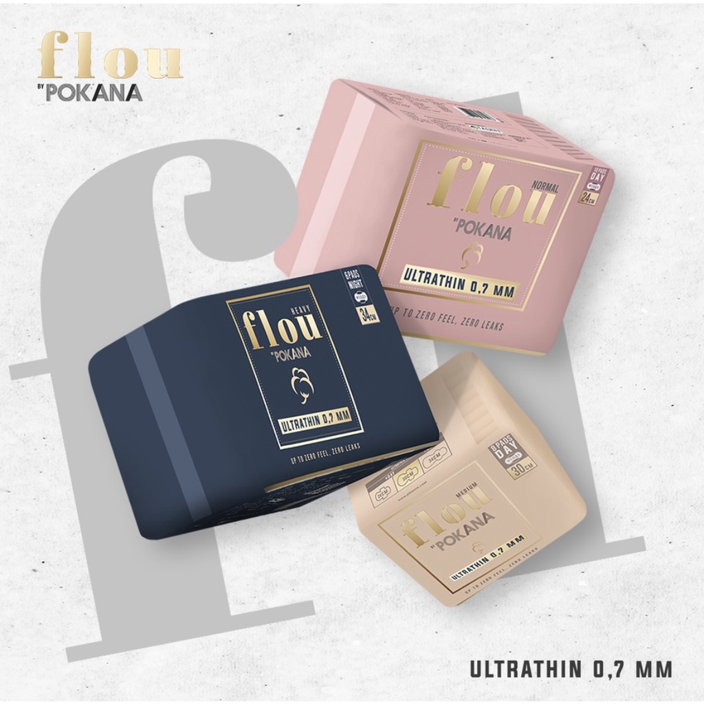 Jual FLOU by POKANA ( Pembalut SAP Ultrathin 0,7 mm) | Shopee Indonesia