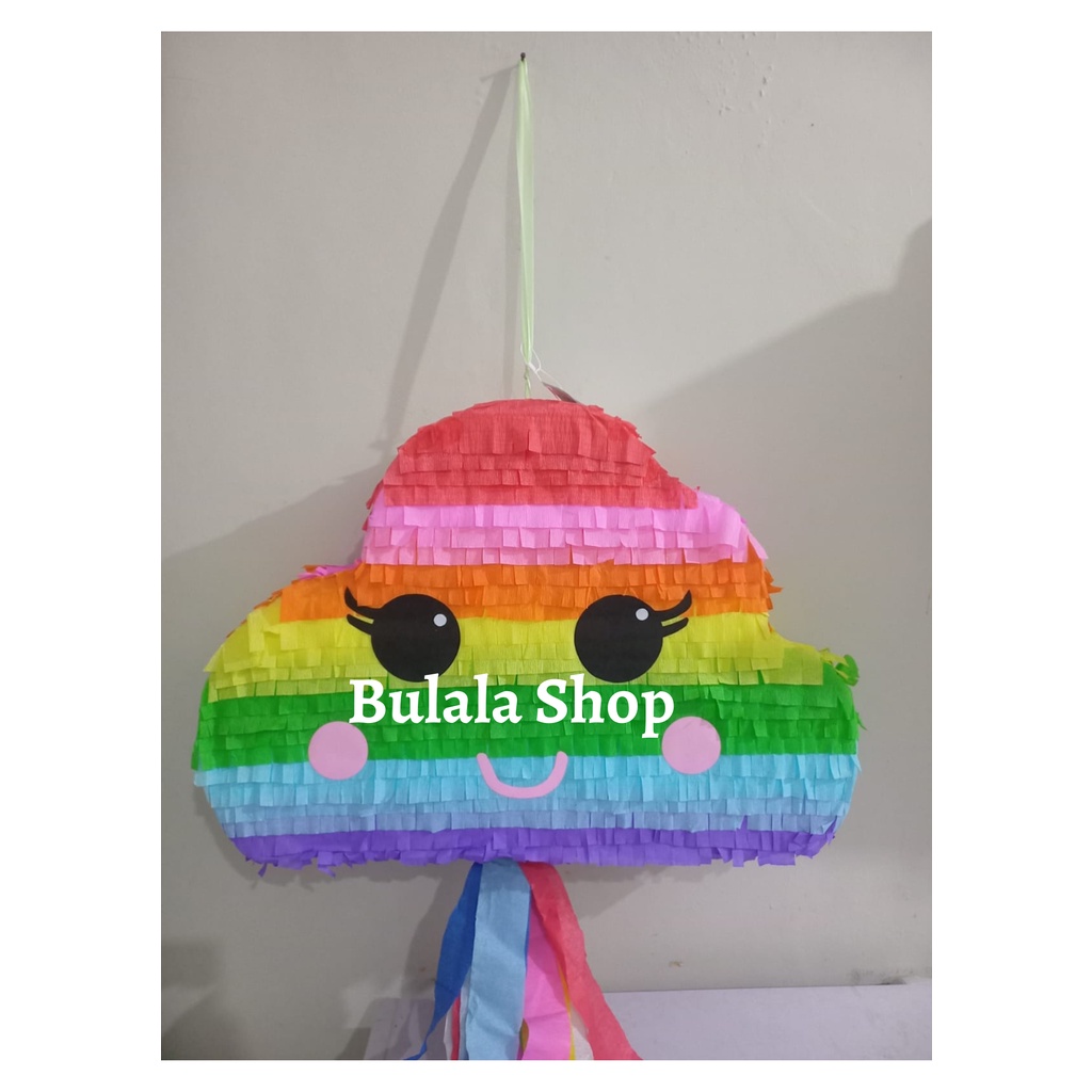 Jual Pinata Pukul / Pinata Karakter Ulang Tahun Motif Awan Rainbow ...