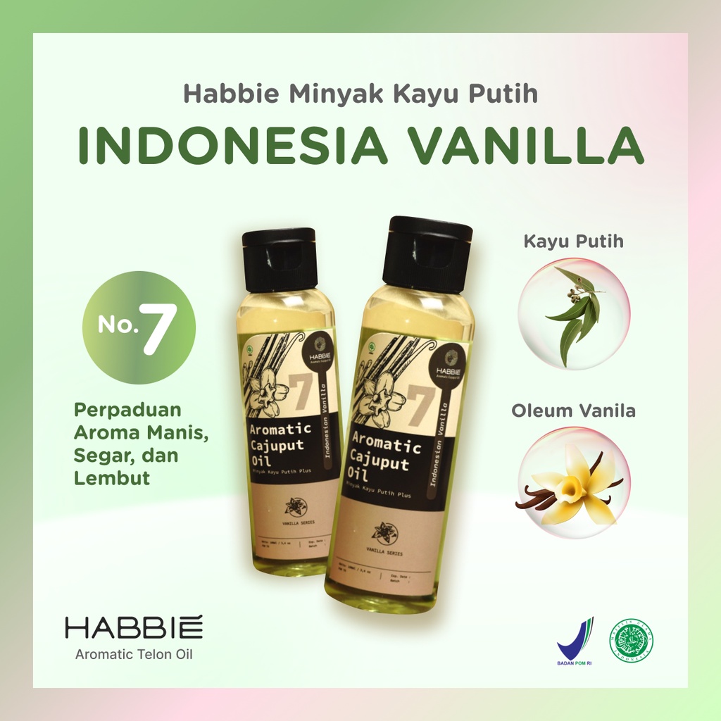 Jual Habbie Aromatic Cajuput Oil Minyak Kayu Putih - No.7 Indonesia ...