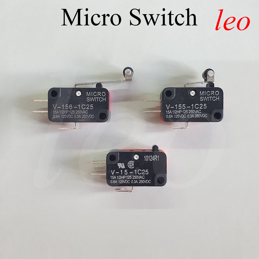 Jual Micro Switch Lengan Panjang / Pendek / Hanya Tombol V-156-1C25 V ...