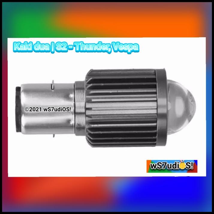 Jual Lampu Laser Lampu Utama Led Thunder Vespa Headlamp S2 Ba20D H6 ...