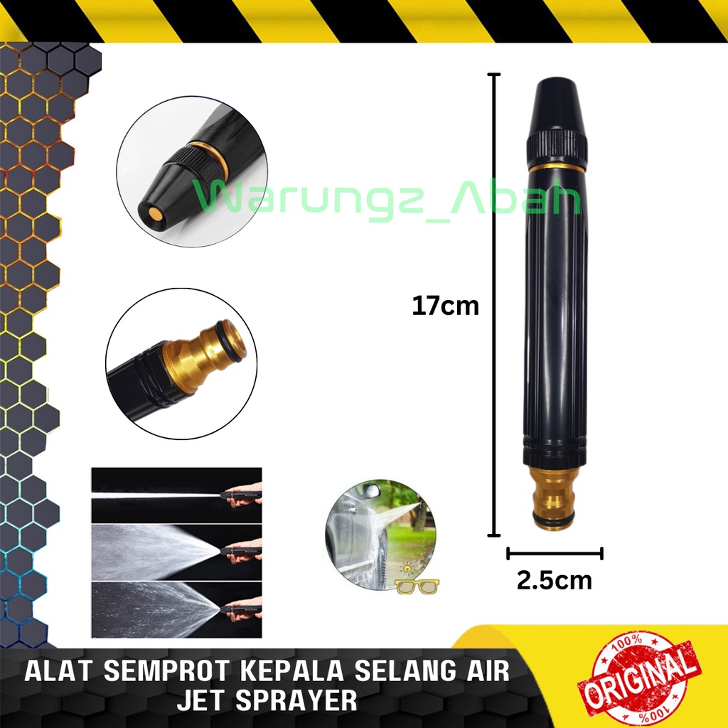 Jual ALAT SEMPROTAN KEPALA UJUNG SAMBUNGAN SELANG HOSE NOZZLE STEAM AIR ...