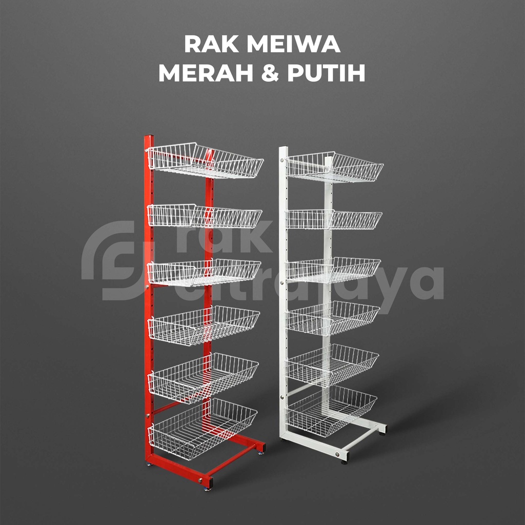 Jual MEIWA RAK TOKO DISPLAY SNACK CIKI BESI JUMBO SERBAGUNA | MELODY ...