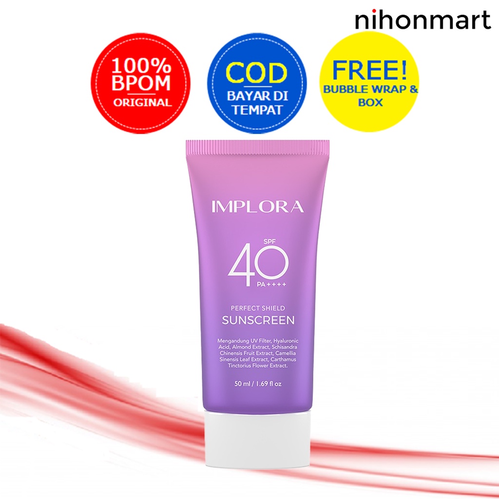 Jual Implora Perfect Shield Sunscreen (SPF 40) 50ml | Shopee Indonesia