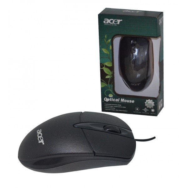 Jual Mouse USB Acer Wired kabel 1.5 M 2.0 Optical Mouse PC Komputer ...