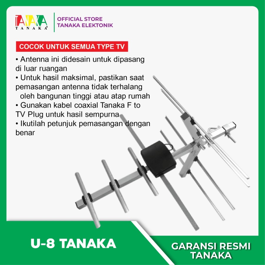 Jual Antenna Outdoor Digital UHF U8 Tanaka | Shopee Indonesia