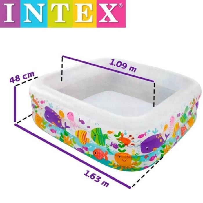 Jual Kolam Renang Anak Intex 57471 Jumbo Besar Swim Center Aquarium ...