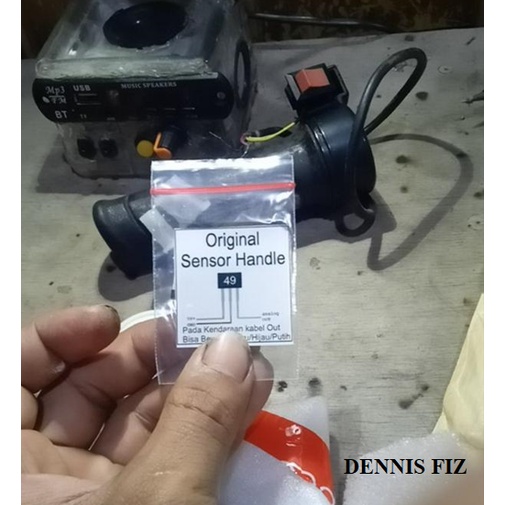Jual Hall Sensor Original Handle gas Sepeda listrik 49e 01280 , alergo ...