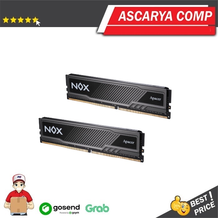 Jual Apacer DDR4 PC25600 3200Mhz Dual Channel 16GB (2x8GB) - NOX Gaming | Shopee Indonesia