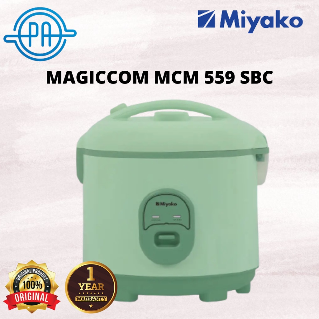 Jual MAGIC COM MIYAKO MCM 559 SBC / MCM559 SBC / RICE COOKER MIYAKO 2 ...