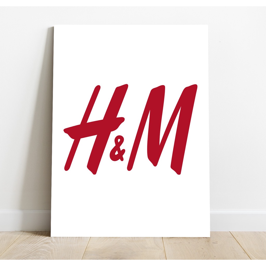 Jual Poster H&M Baju Celana Pakaian Hennes & Mauritz Hiasan Dinding MDF | Shopee Indonesia