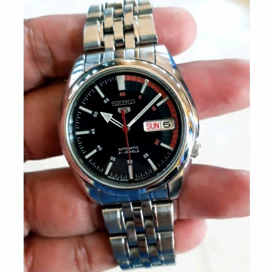 Jual SEIKO 5 SNK375K1 RALLY DIAL. ALL ORIGINAL. (second,vintage,kuno ...