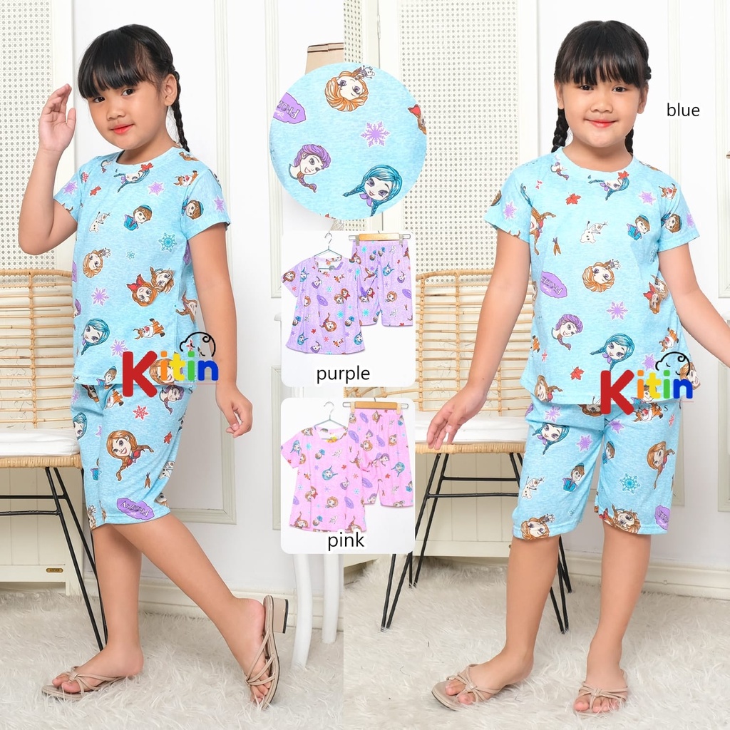 Jual KITIN - SETELAN BAJU MAIN ANAK PEREMPUAN FULL PRINTING UKURAN 2-8 ...