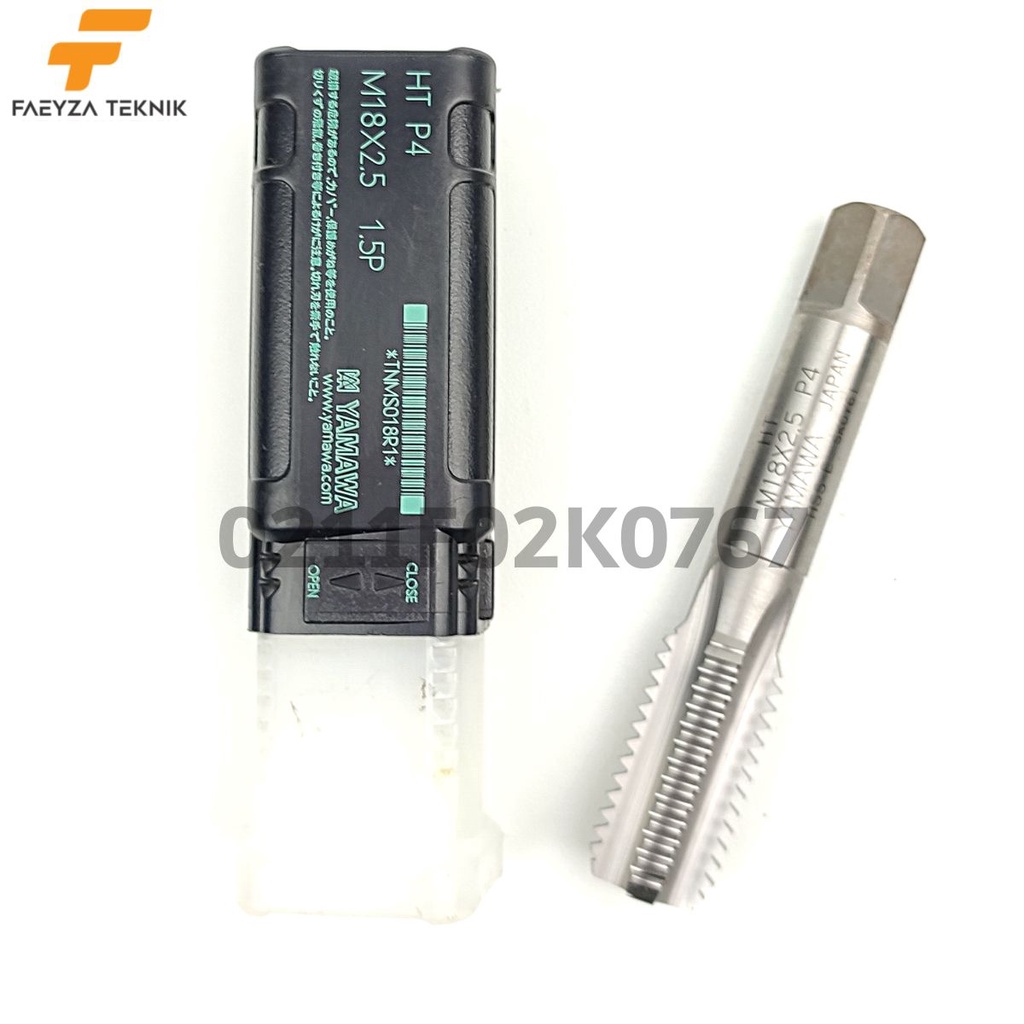 Jual Hand Tap M18 x 2.5 Flute Lurus Pointed Tap Manual Yamawa Bukan OSG ...