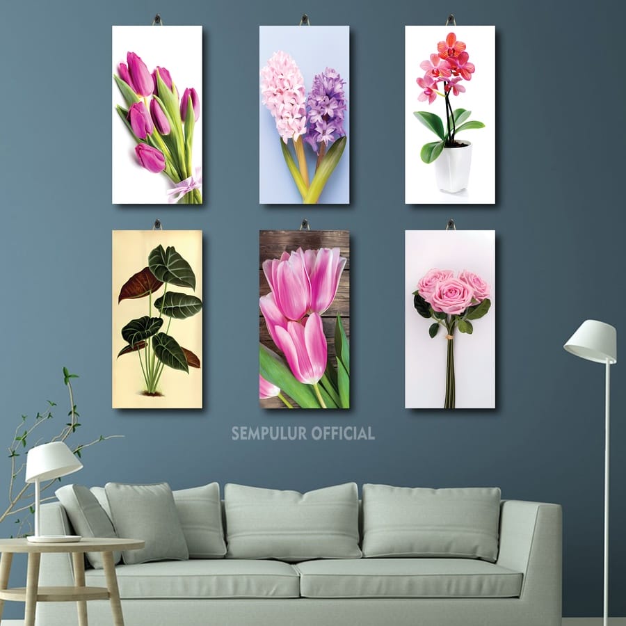 Jual PAJANGAN DINDING AESTHETIC VINTAGE FLOWER CATCUS 15X30 REDJN|SUVOQ ...