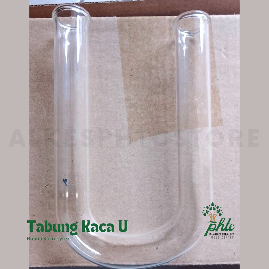 Jual Tabung Kaca U dia. 16mm l Tabung U / Pipa U - Kaca l Penghubung ...