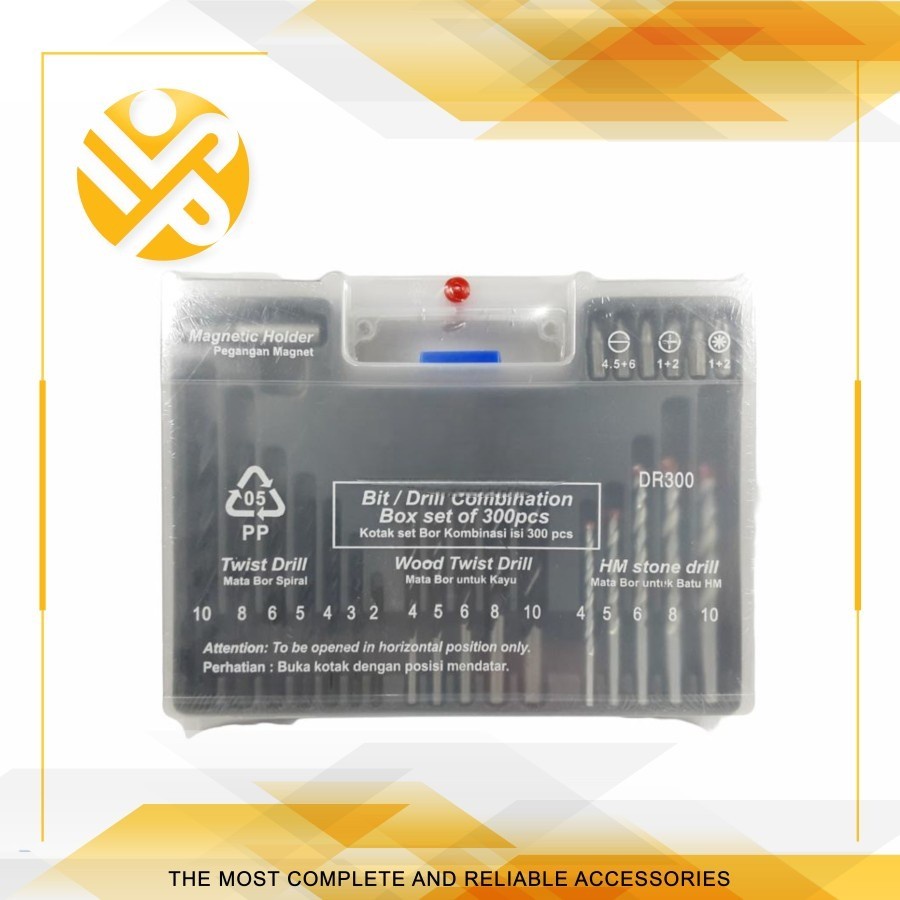 Jual Mata Bor Set Box Komplit Kayu Besi Beton Obeng | Shopee Indonesia