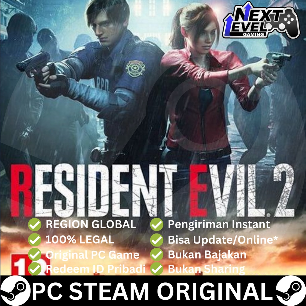 Jual Resident Evil 2 Remake RE 2 PC GAME ORIGINAL [ CD-Key ] | Shopee ...