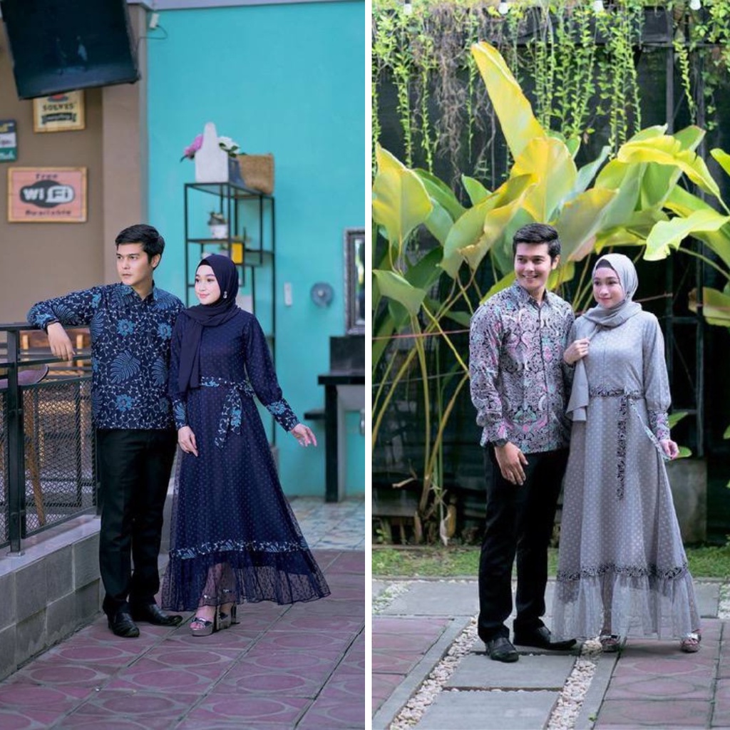 Jual Baju Batik Couple Modern Batik Set Baju Couple Pasangan Gamis ...